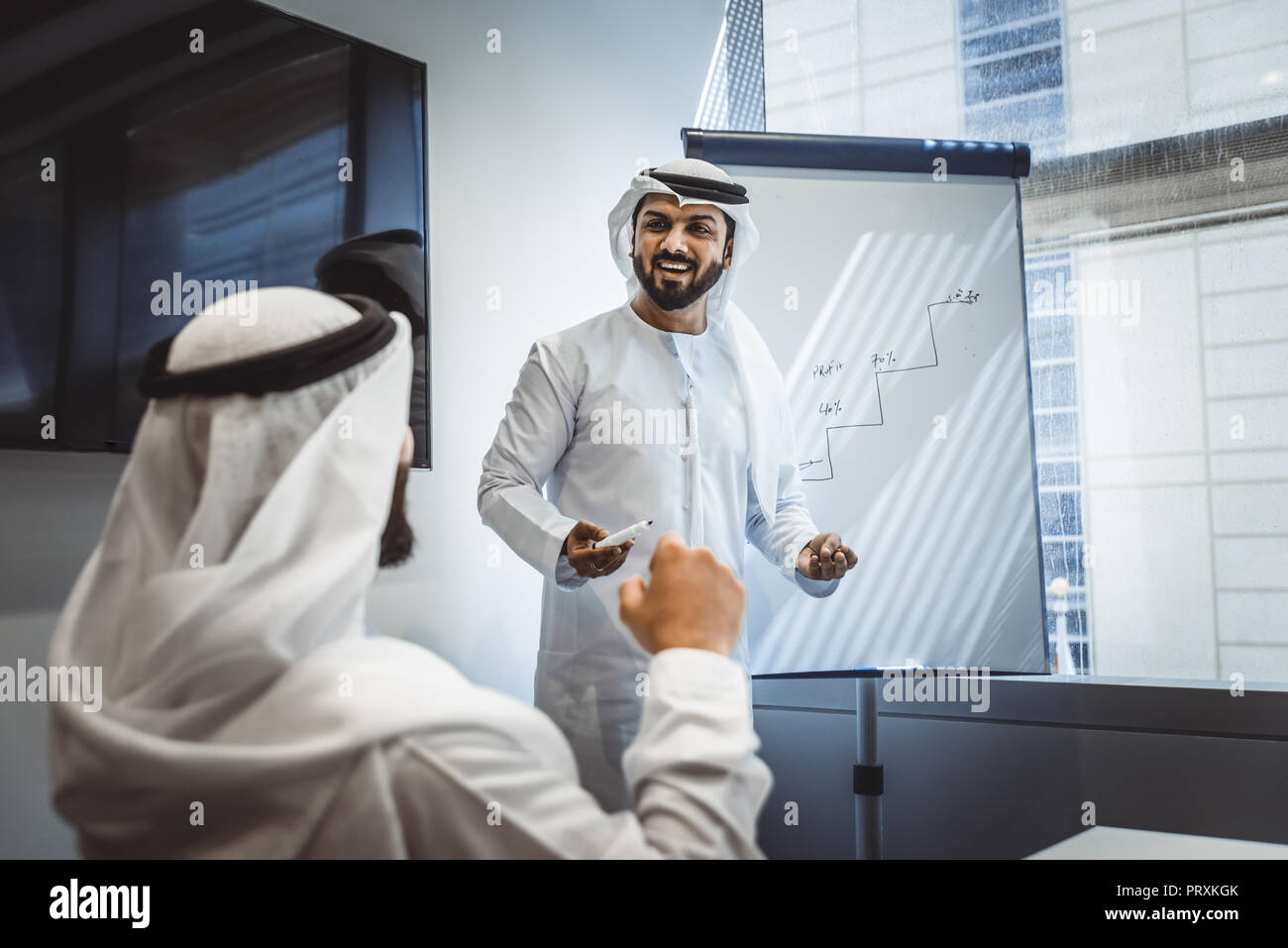 Arabic business team in the office Stock Photo - Alamy