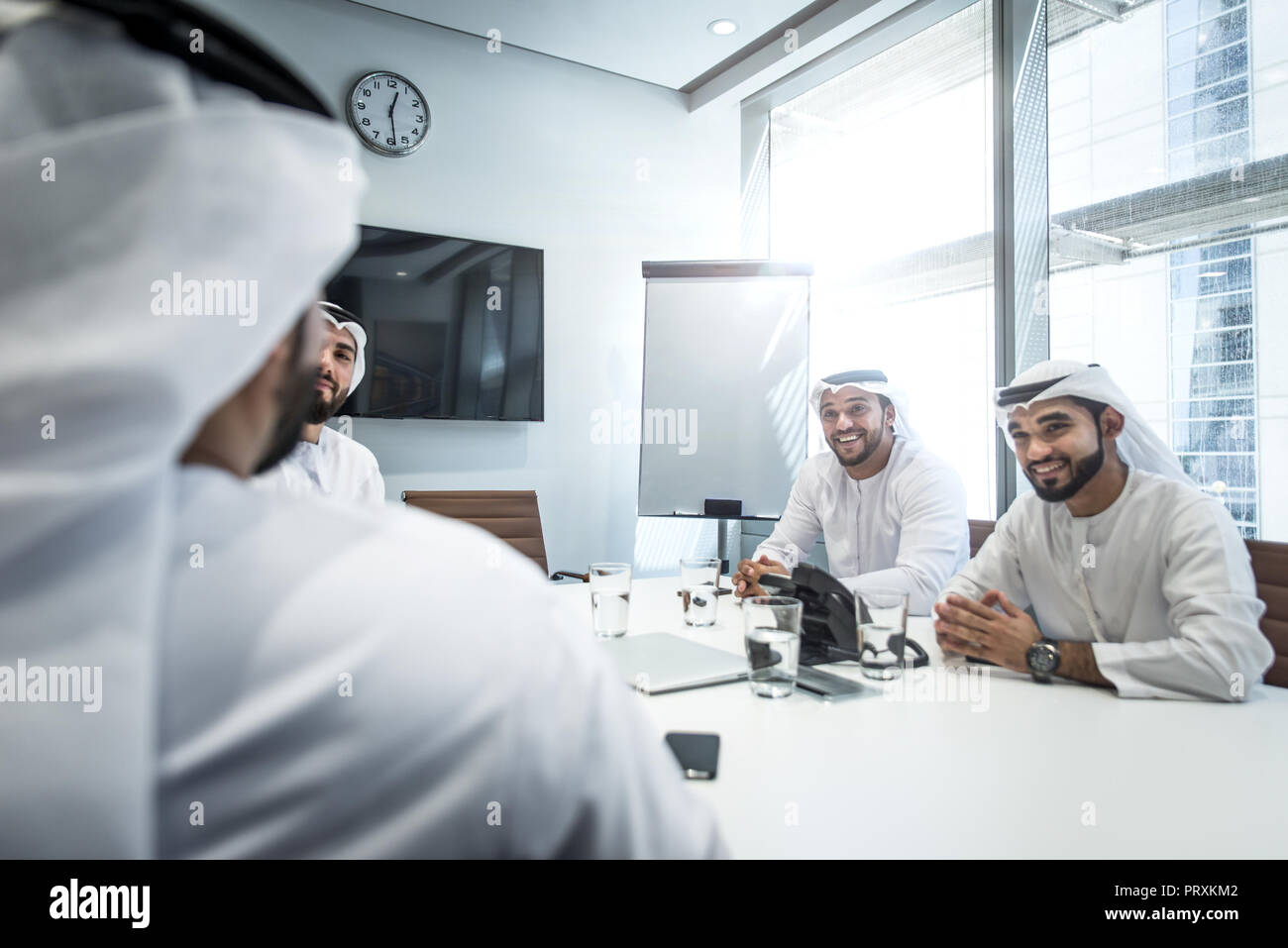 Arabic business team in the office Stock Photo - Alamy