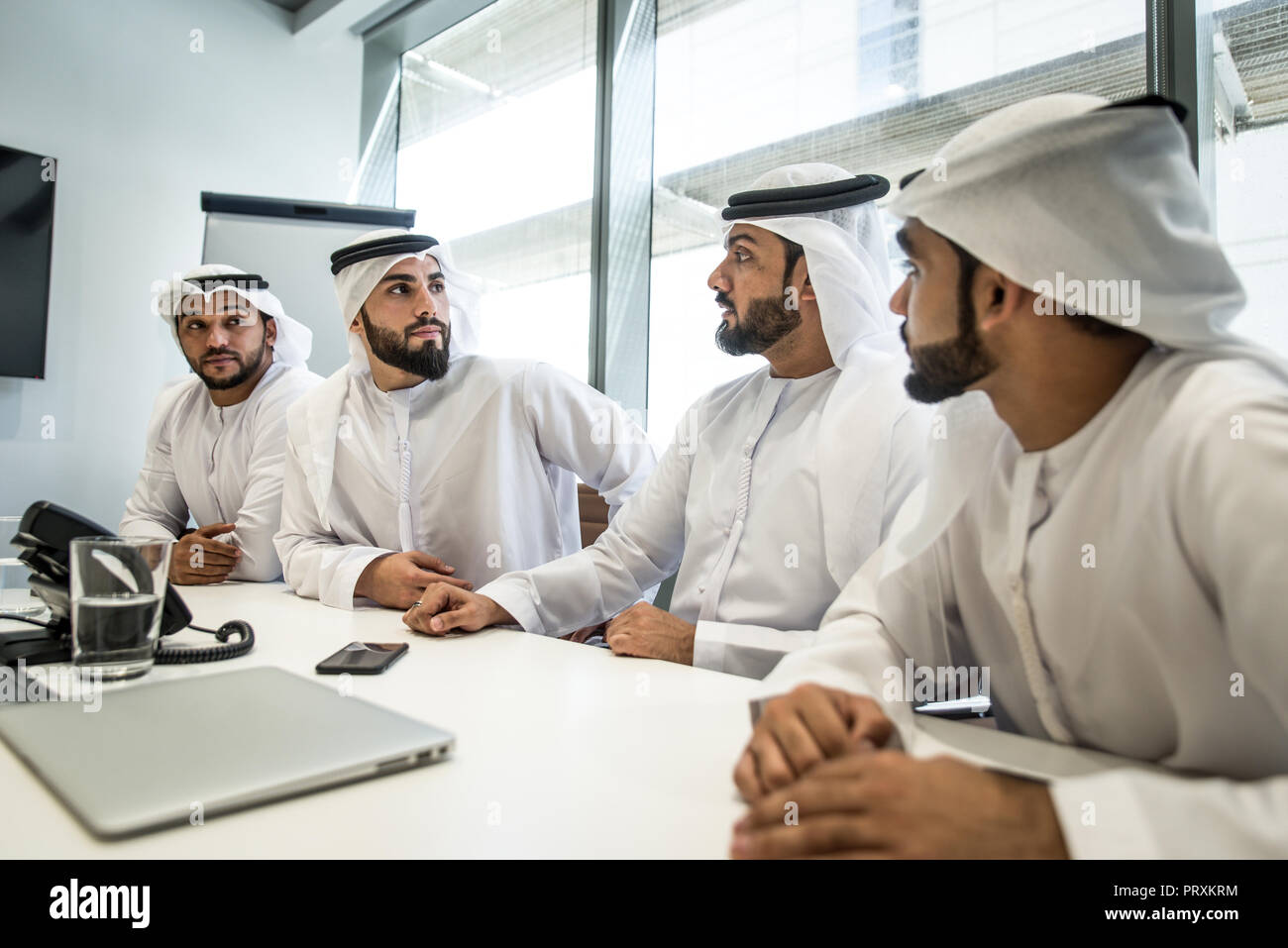 Arabic business team in the office Stock Photo - Alamy