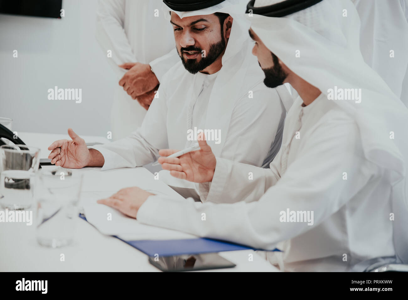 Arabic business team in the office Stock Photo - Alamy