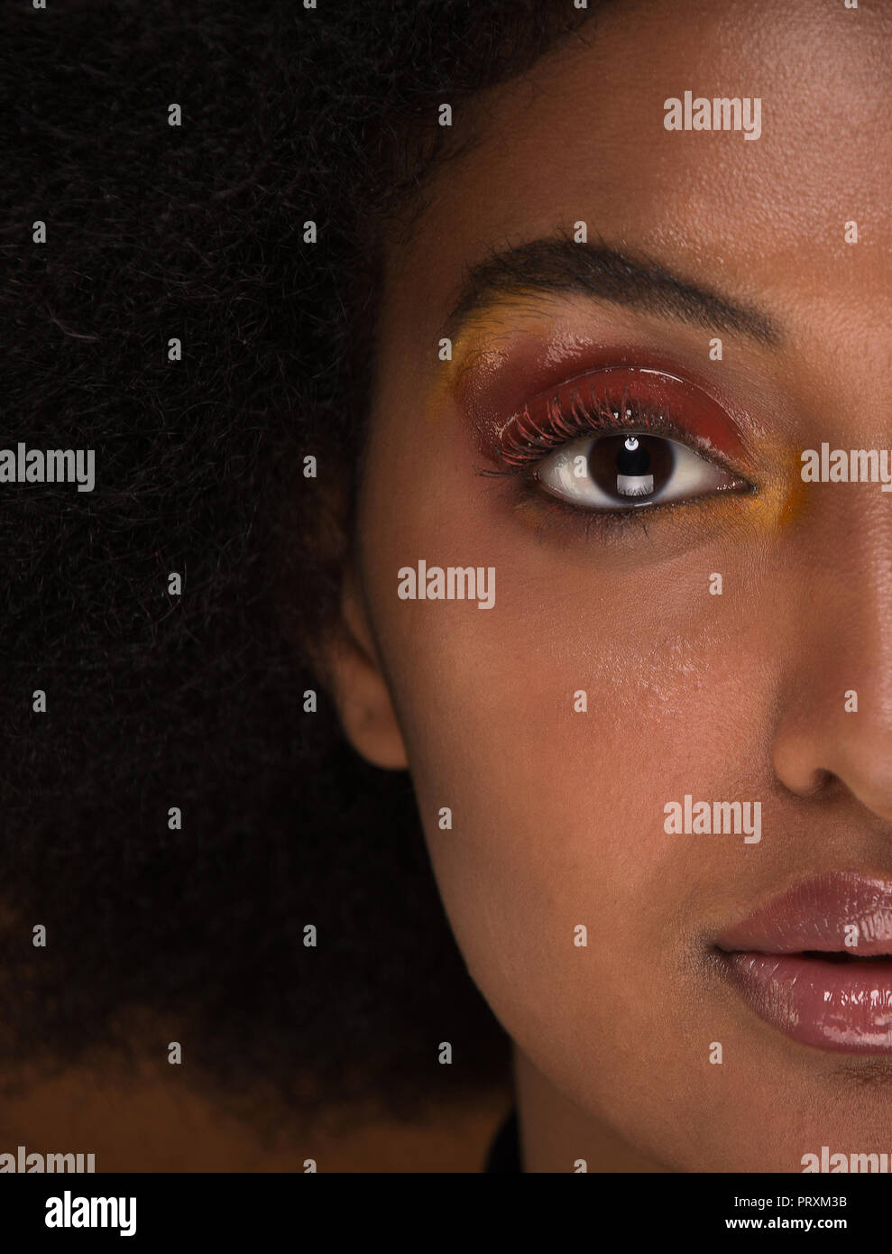 Beautiful african woman studio portraits, concept about lifestyle and ...