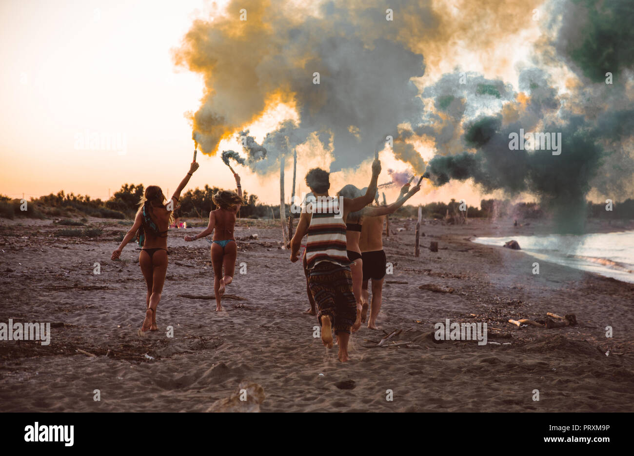 Wild beach party hi-res stock photography and images - Alamy