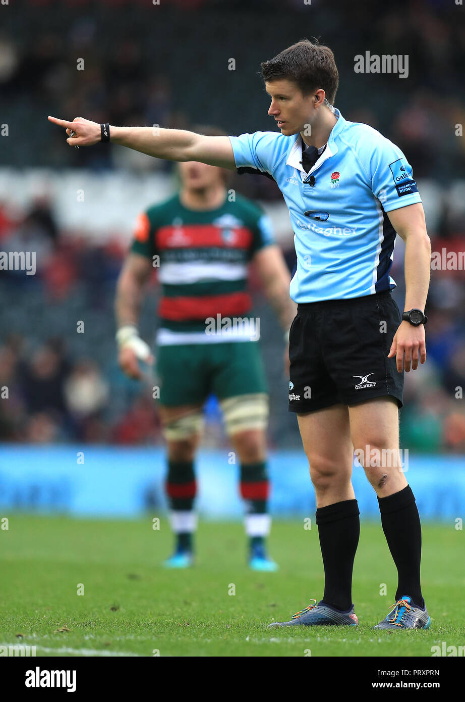 Referee Craig Maxwell-Keys Stock Photo - Alamy