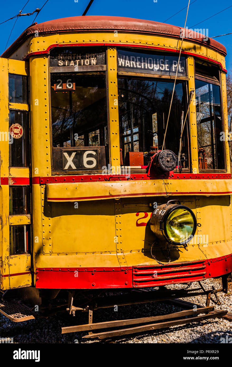 Ecticut trolley museum hi-res stock photography and images - Alamy
