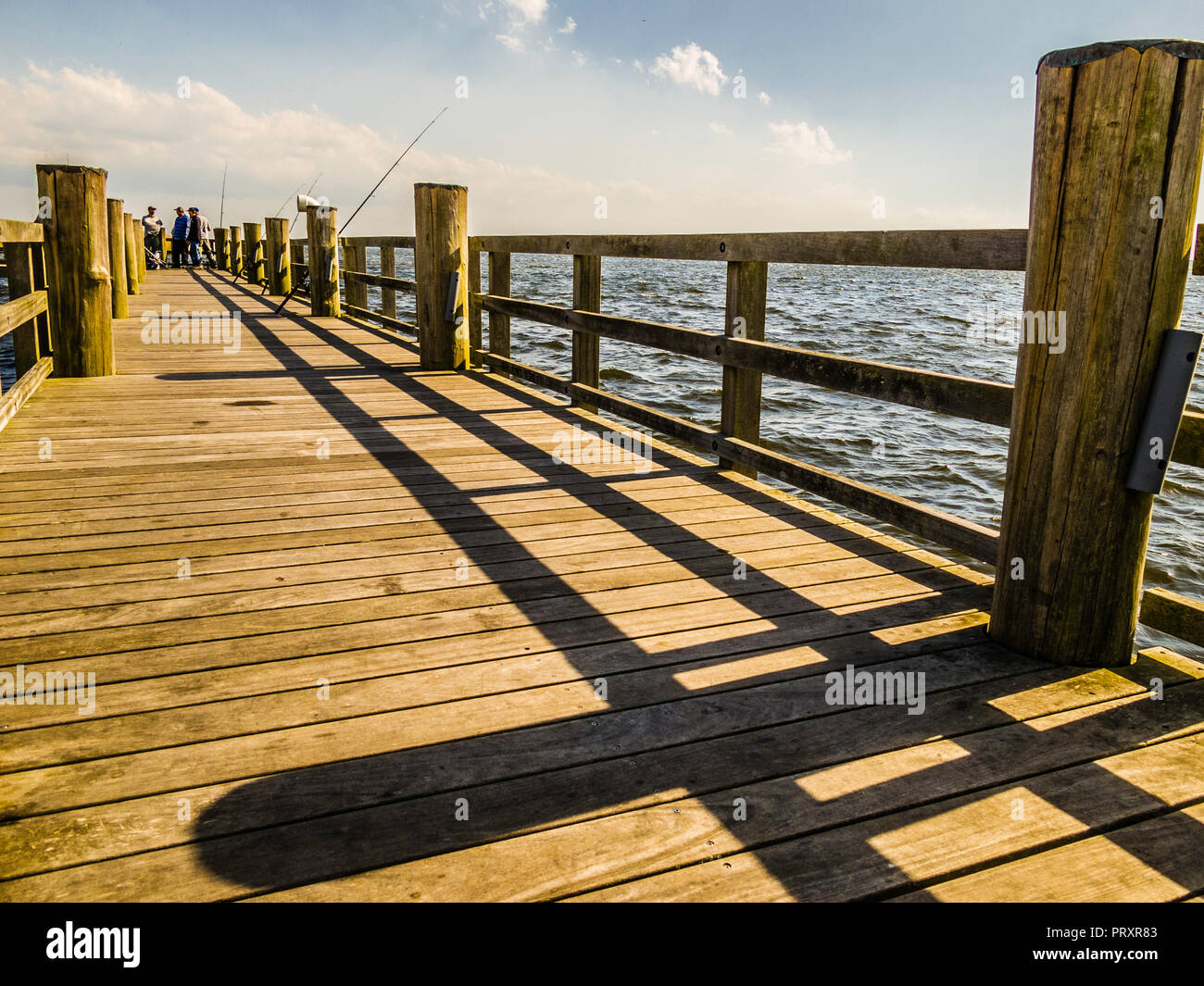 Ferry Landing State Park Fishing Pier Old Lyme, Connecticut, USA Stock ...