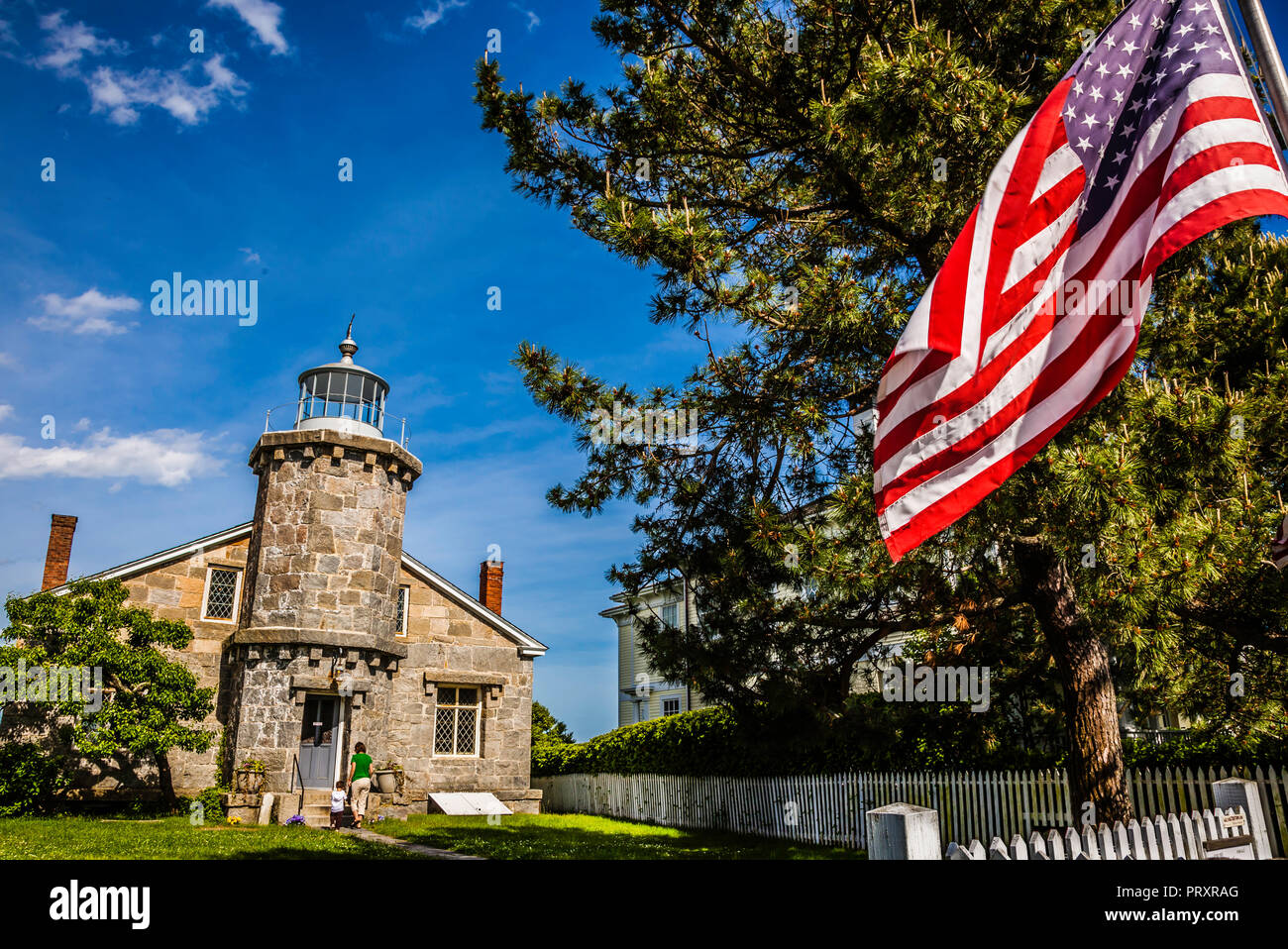 The Stonington Lighthouse High Resolution Stock Photography and Images ...