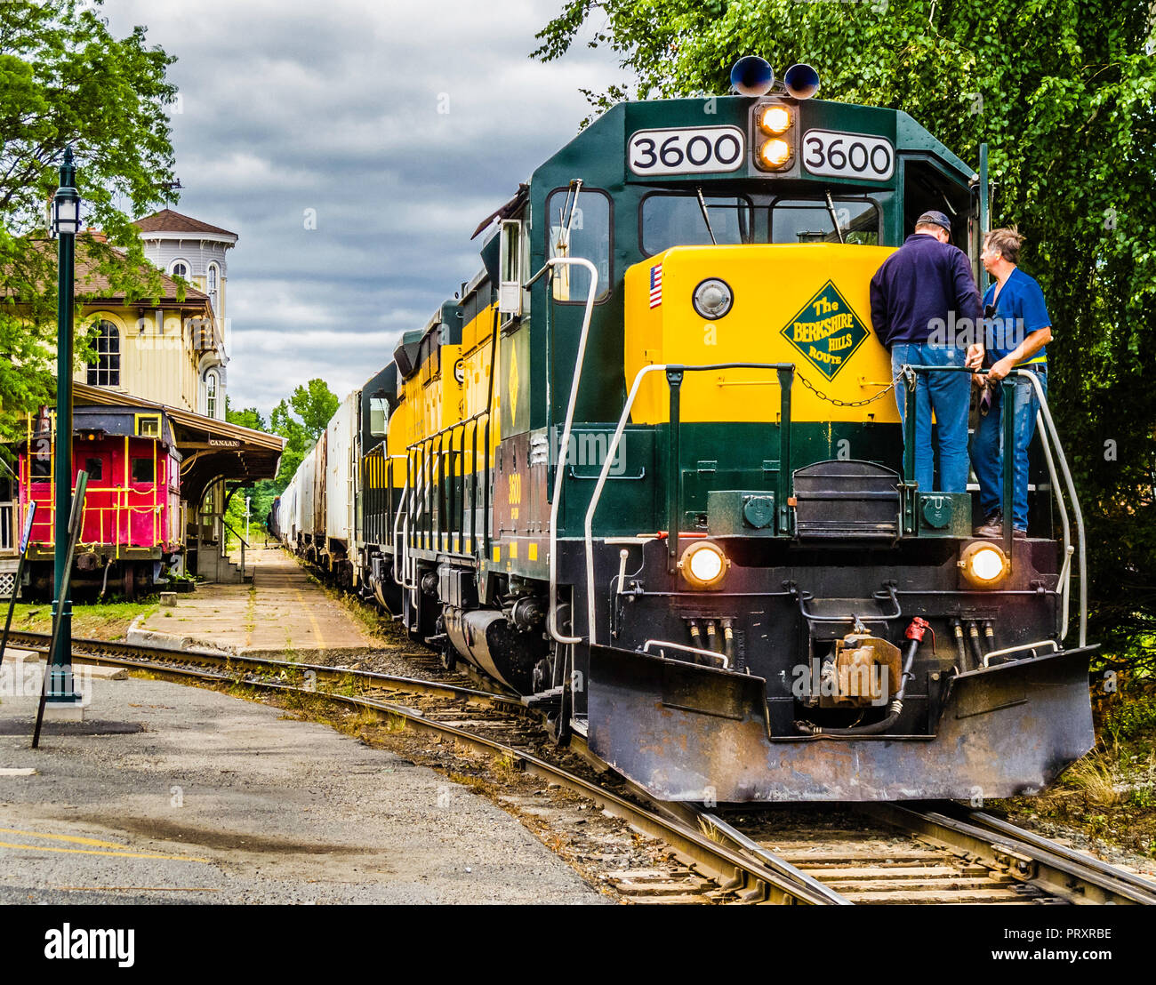 Locomotive Housatonic Railroad Company Canaan, Connecticut, USA Stock ...