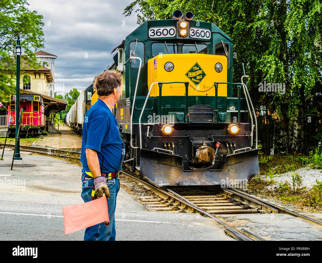 Locomotive Housatonic Railroad Company Canaan, Connecticut, USA Stock ...
