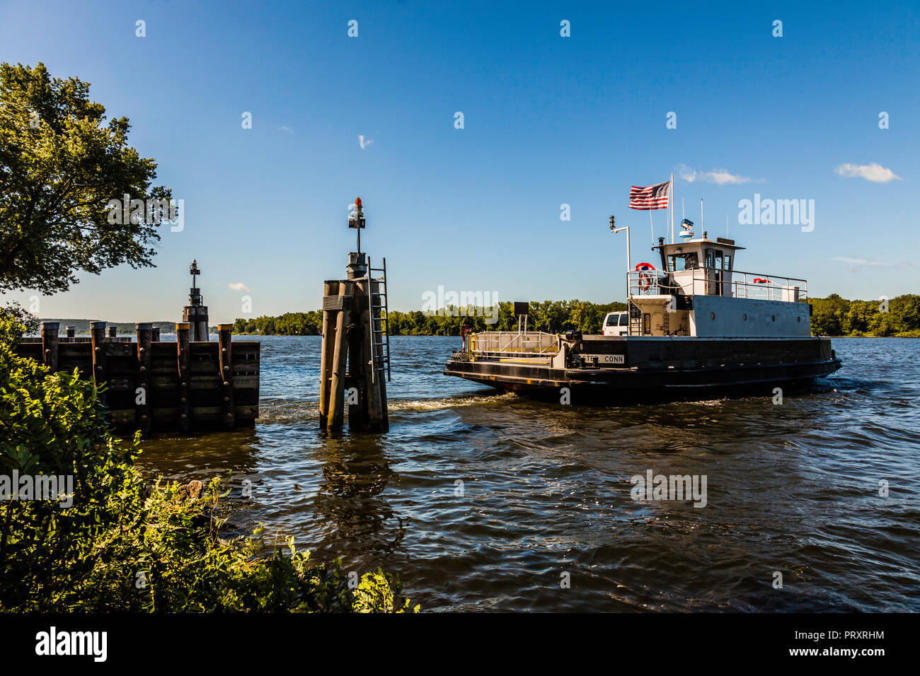 Chester-Hadlyme Ferry Hadlyme, Connecticut, USA Stock Photo - Alamy