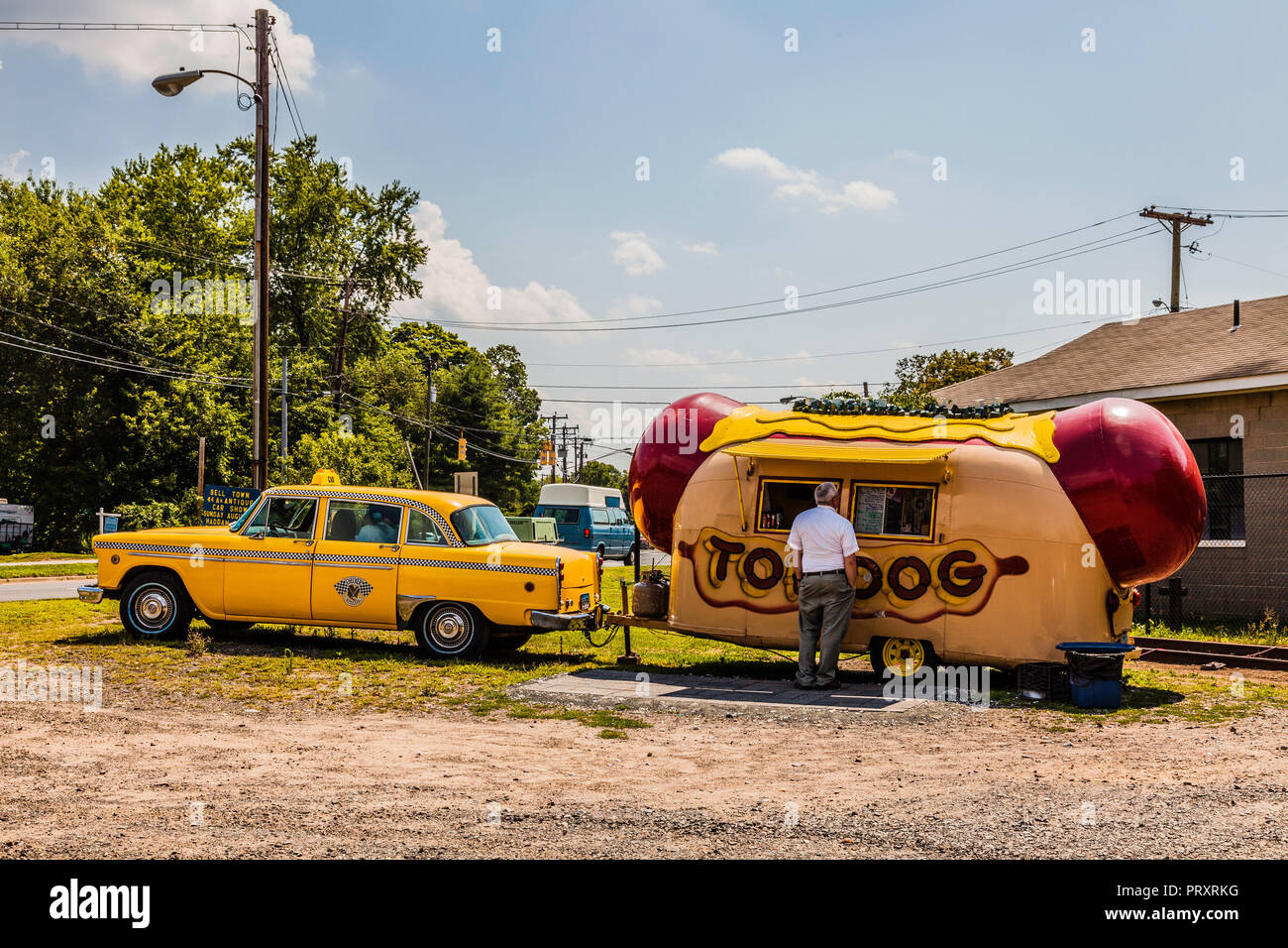 Top Dog Hot Dog Stand Portland, Connecticut, USA Stock Photo - Alamy