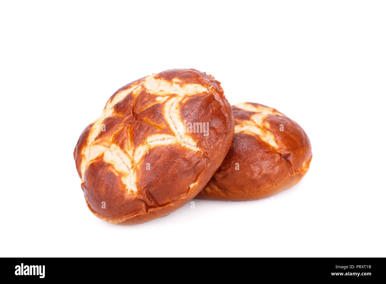 Buns of bread isolated on white background Stock Photo - Alamy