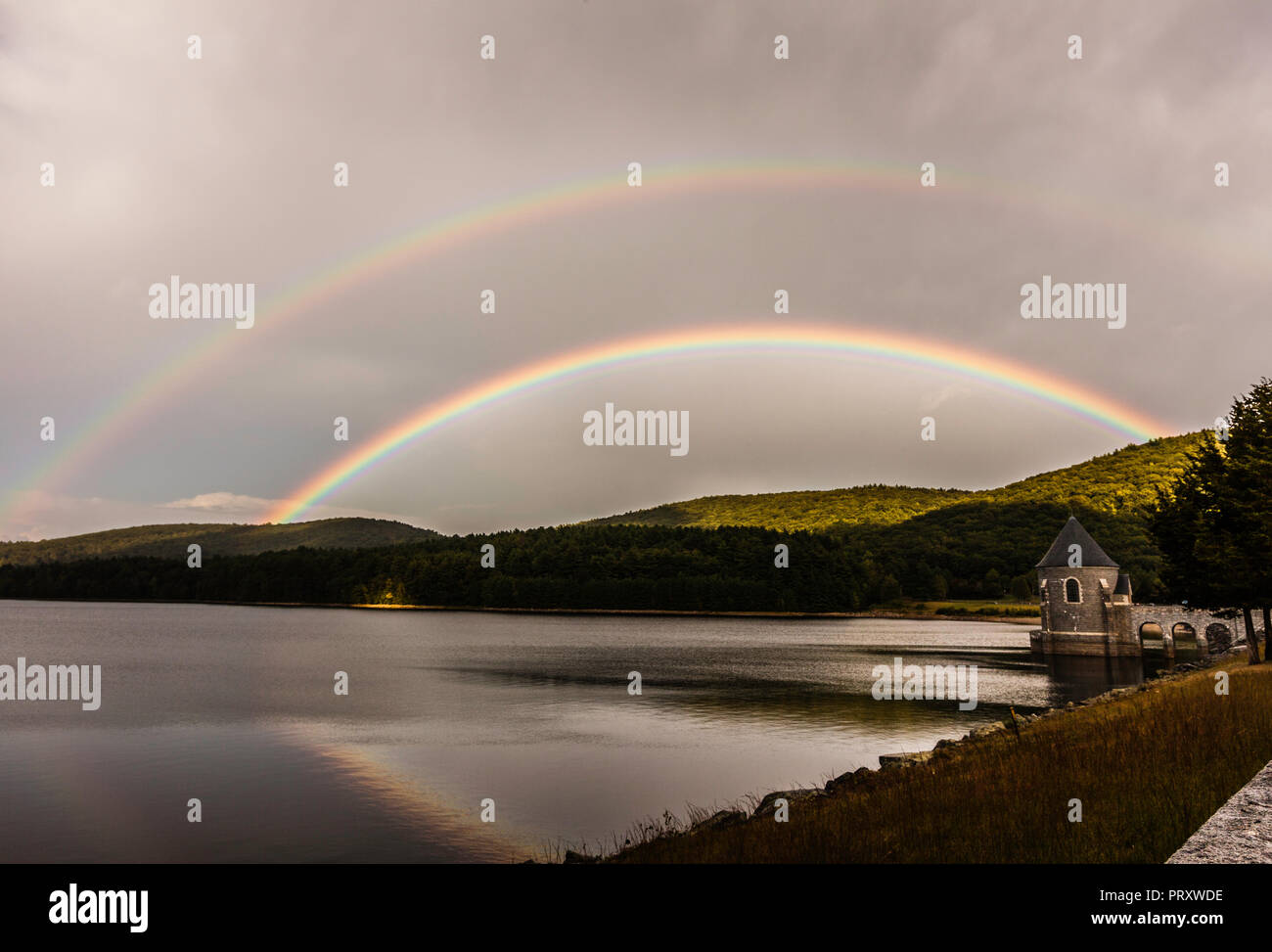 Double Rainbow Saville Dam Barkhamsted Reservoir Barkhamsted ...