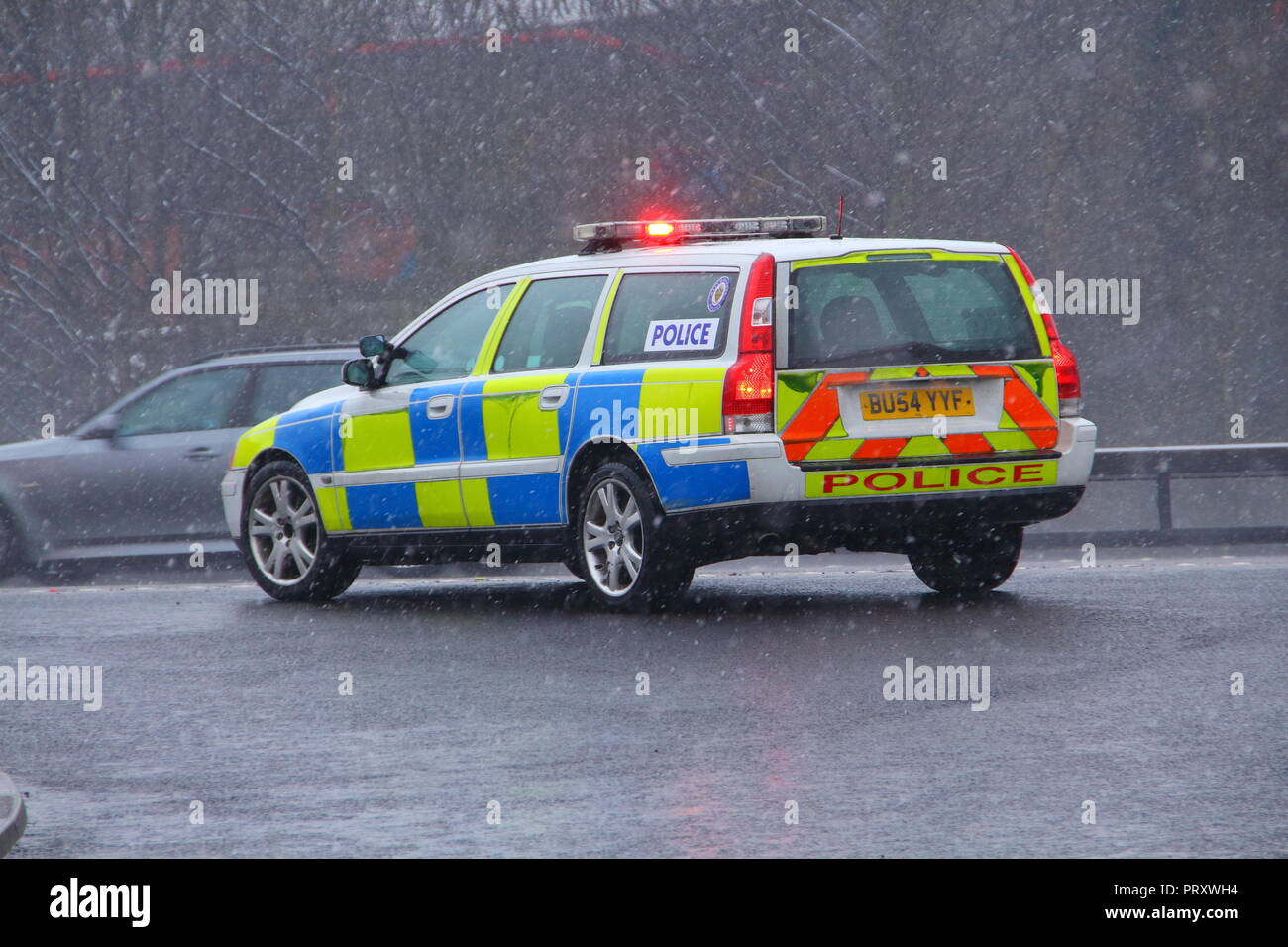 Volvo police car hi-res stock photography and images - Alamy