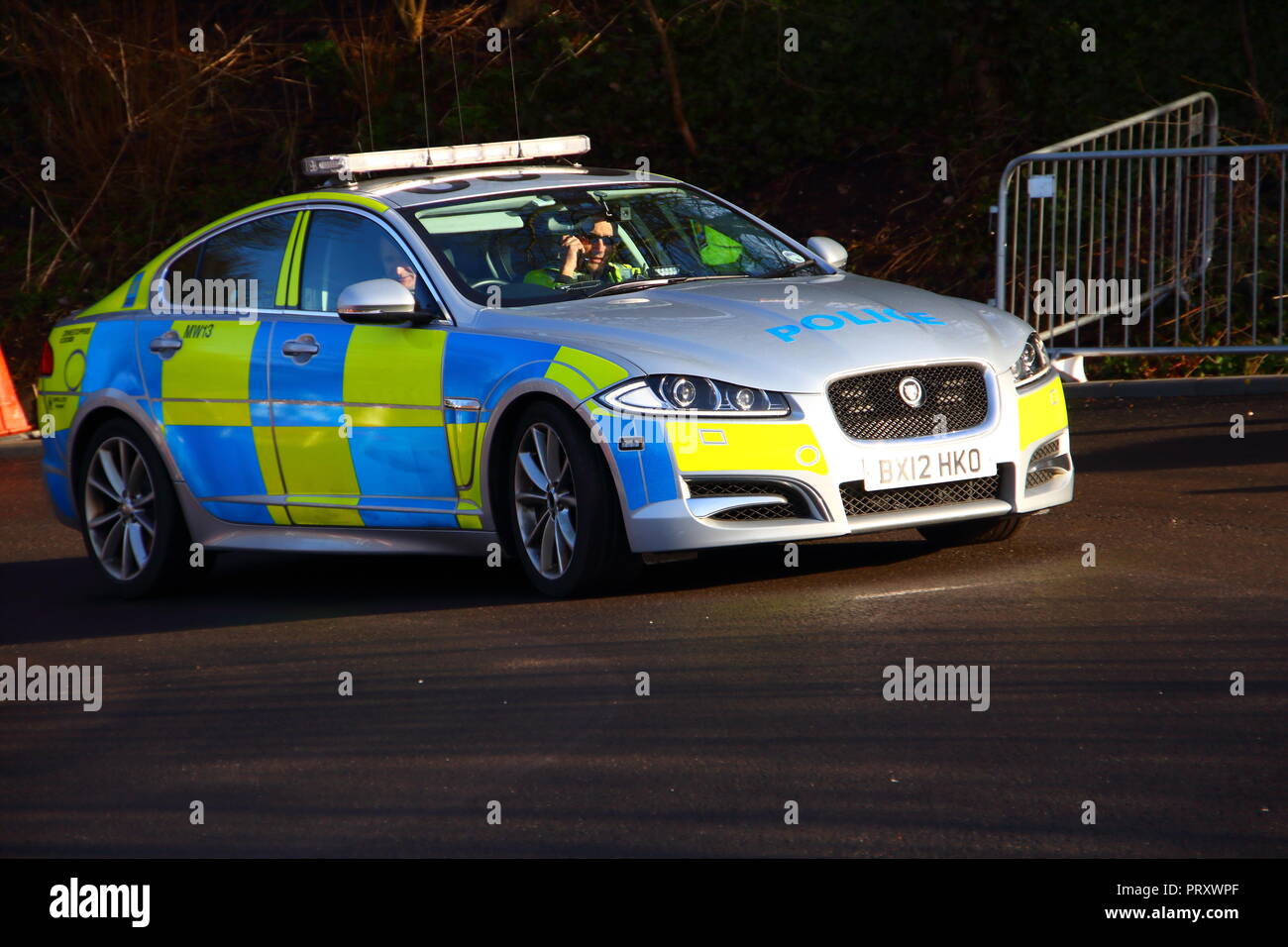 Jaguar xf police car hi-res stock photography and images - Alamy