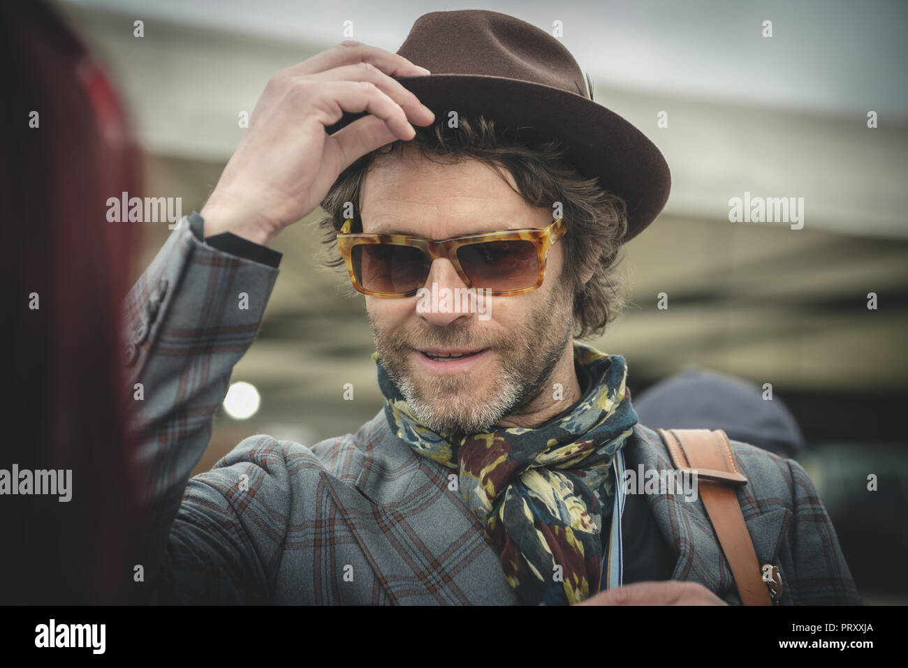 Howard Donald, member of the boy band Take That dressed in vintage ...
