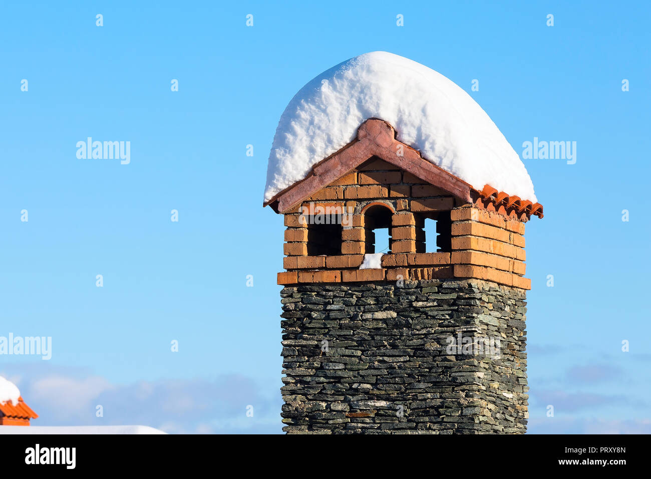 Roof chimney alps hi-res stock photography and images - Alamy