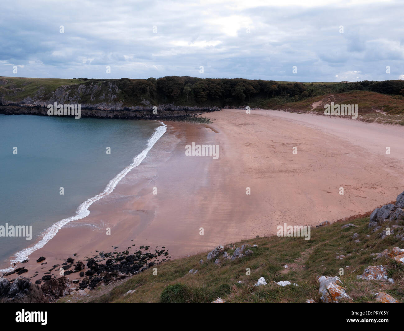 Barafundle Bay, Pembrokeshire, September 2018 Stock Photo - Alamy