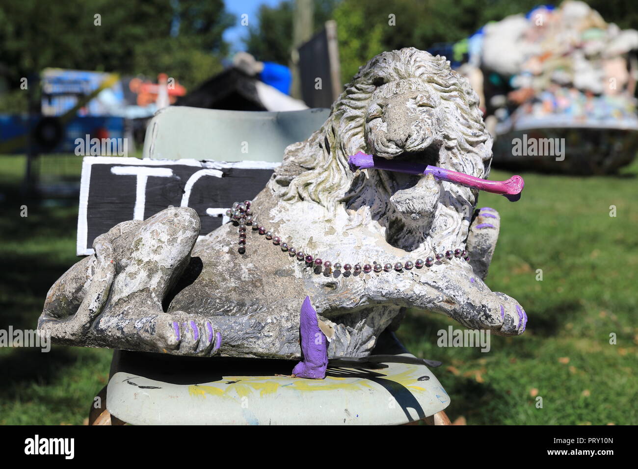 The Heidelberg Project, an outdoor art environment in the McDougall ...