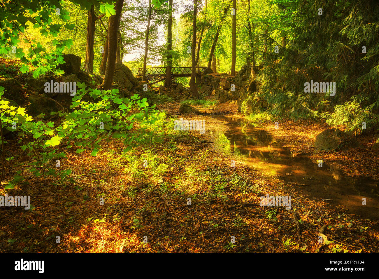 Schlosspark Laxenburg, Austria Stock Photo - Alamy