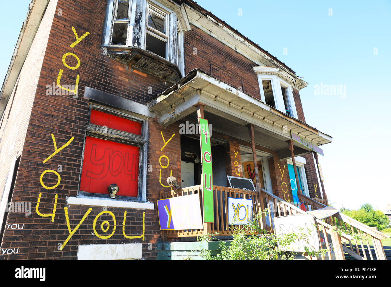 The Heidelberg Project, an outdoor art environment in the McDougall ...