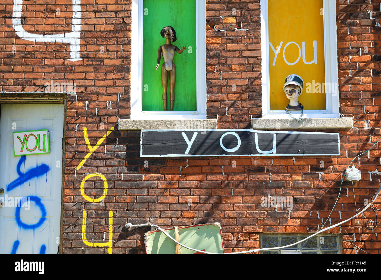 The Heidelberg Project, an outdoor art environment in the McDougall ...
