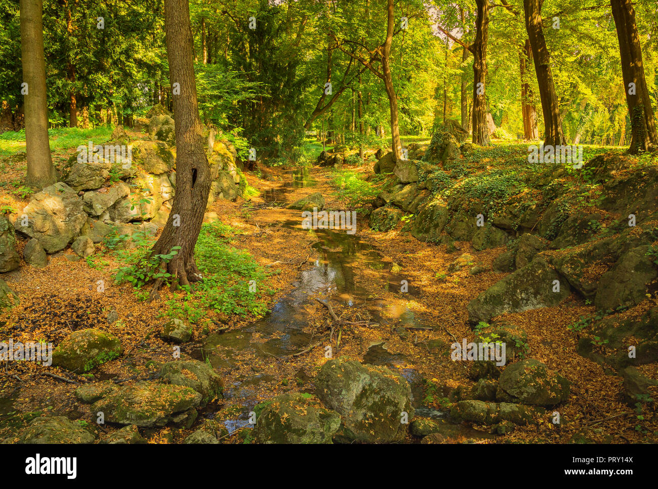 Schlosspark Laxenburg, Austria Stock Photo - Alamy