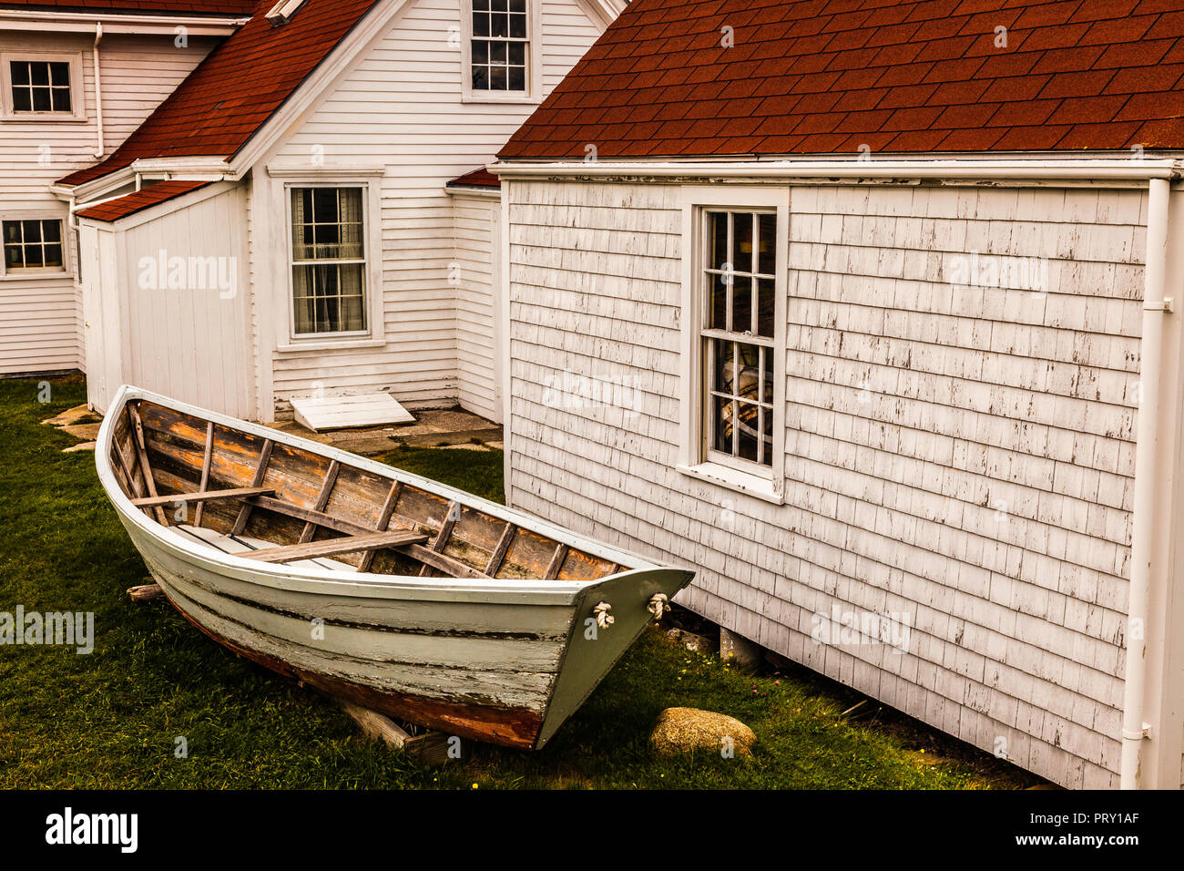 Monhegan Island Lighthouse and Quarters and The Monhegan Museum ...