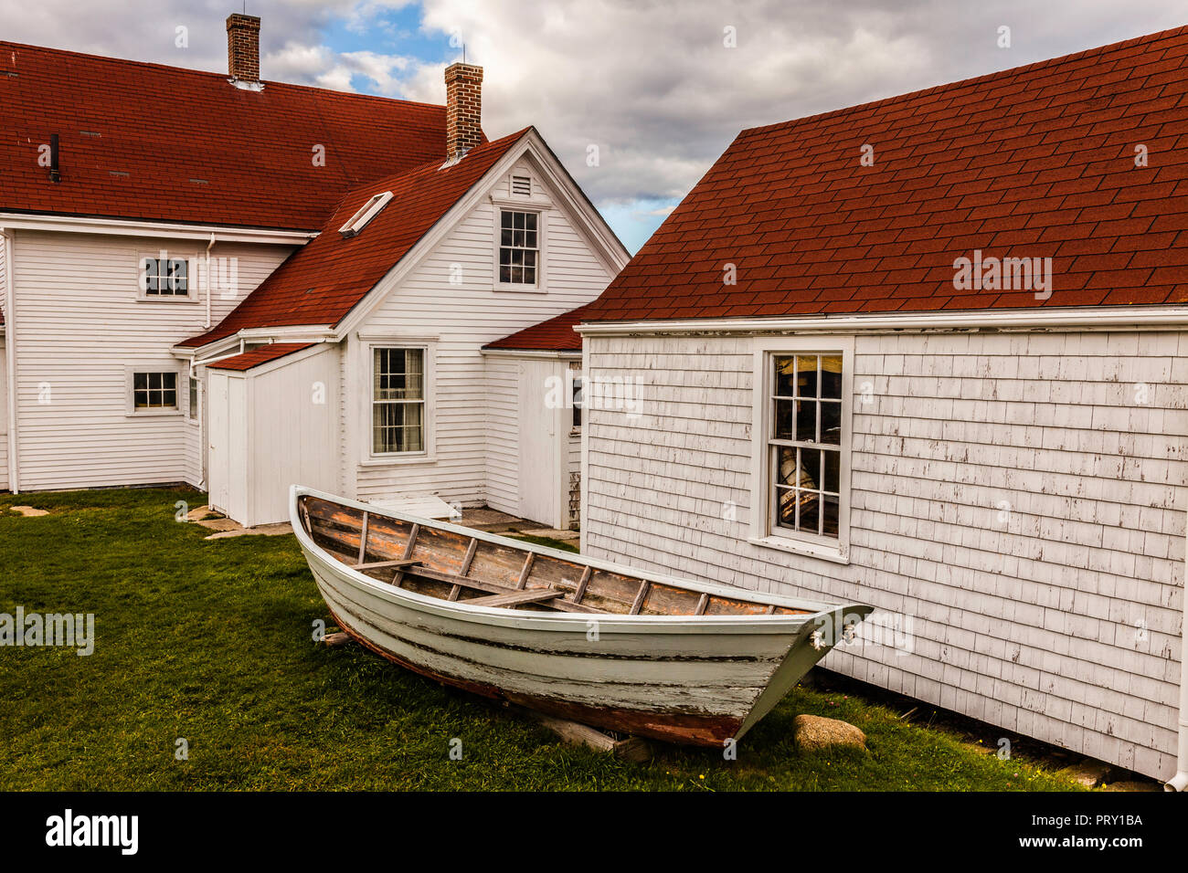 Monhegan Island Lighthouse and Quarters and The Monhegan Museum ...