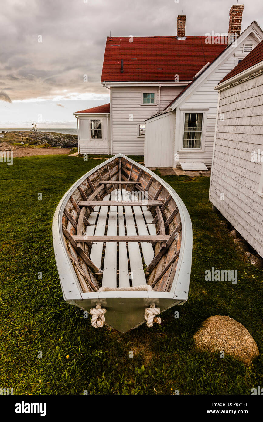 Monhegan Island Lighthouse and Quarters and The Monhegan Museum ...