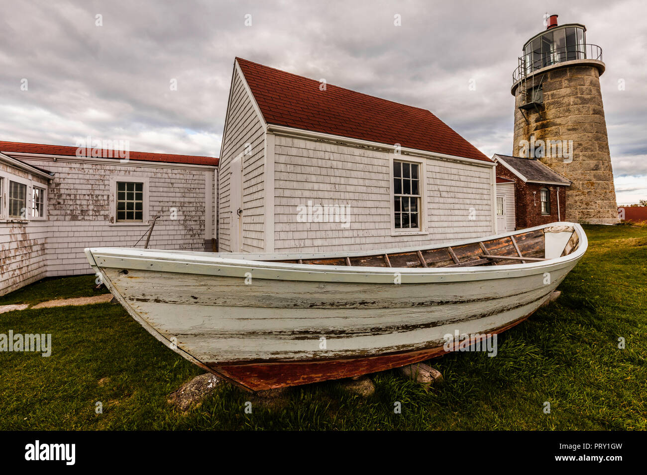 Monhegan Island Lighthouse and Quarters and The Monhegan Museum ...