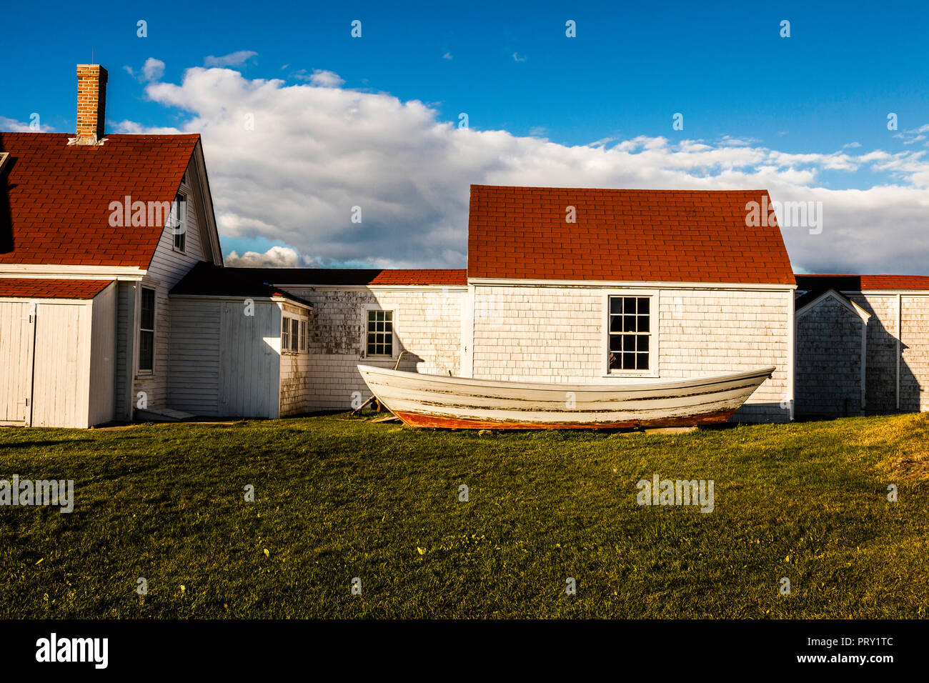 Monhegan Island Lighthouse and Quarters and The Monhegan Museum ...