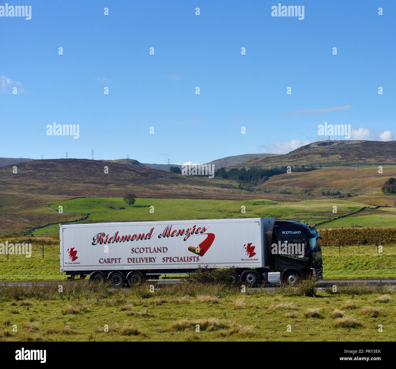 Richmond Menzies Scotland Carpet Delivery Specialists HGV. M6 ...