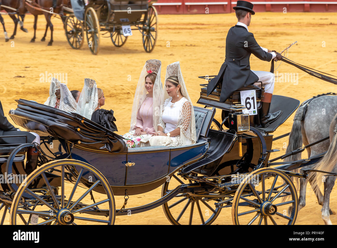 Women in carriages hi-res stock photography and images - Alamy