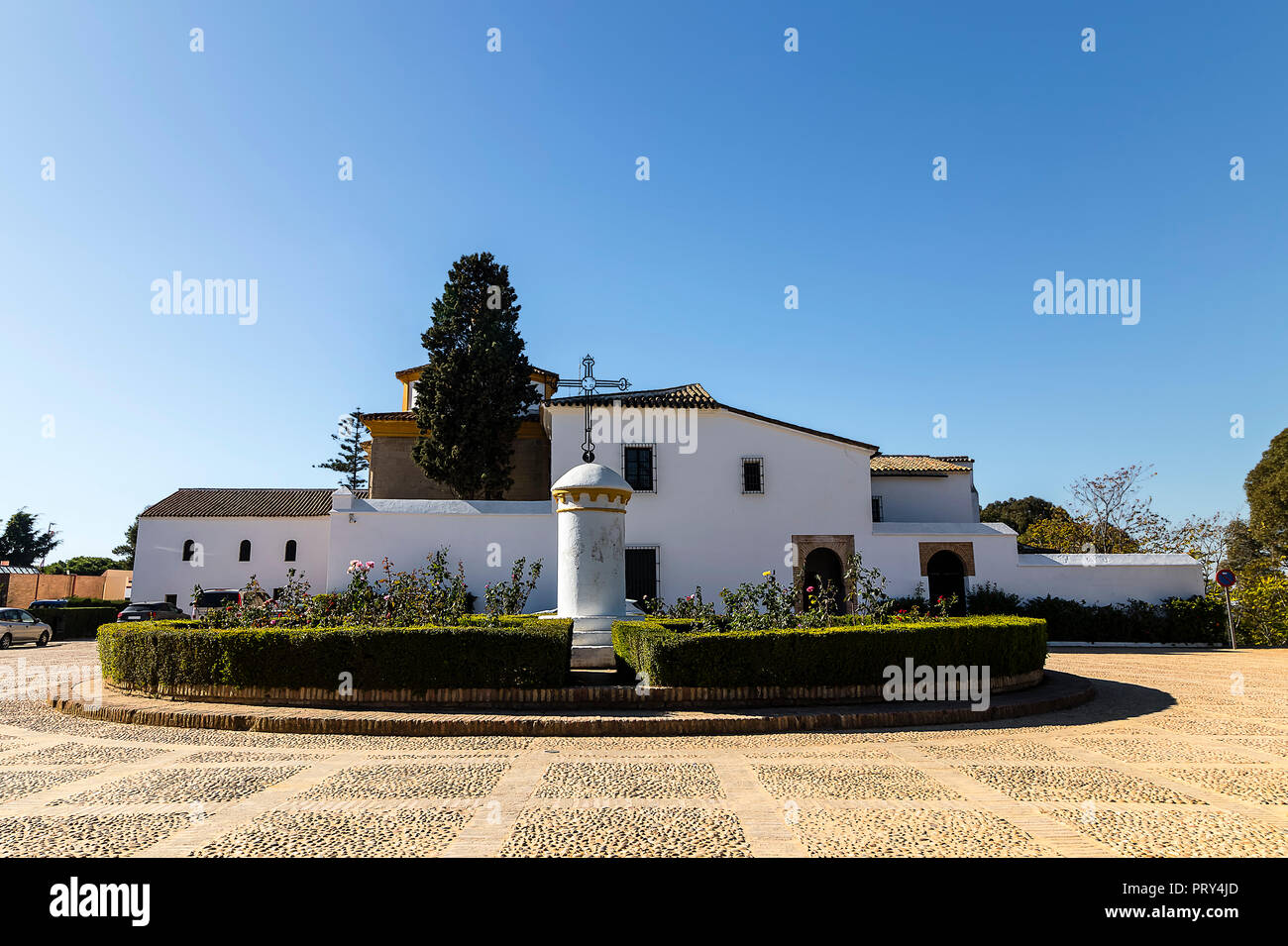 Santa Maria monastery in La Rabida,Andalusia,Spain near Palos de la ...