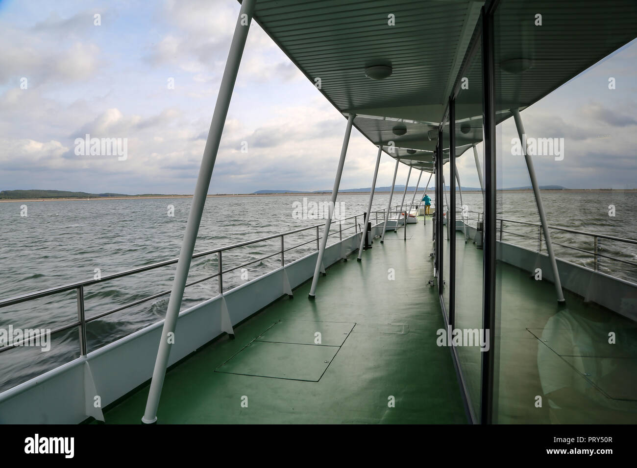 Boat trip on the Lake in Bavaria. Brombachsee, Germany Stock Photo - Alamy