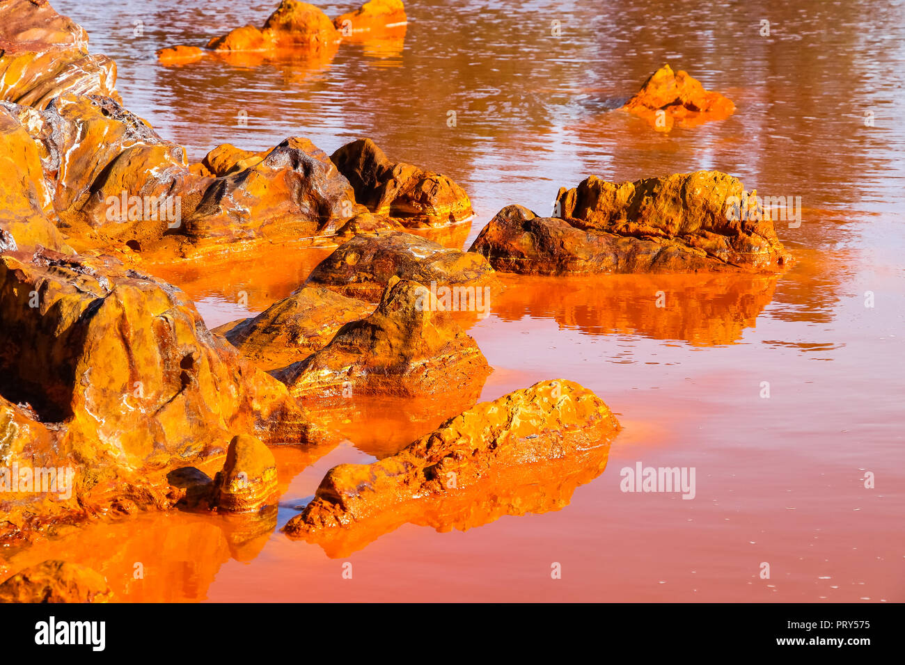 Red river waterfall Stock Photo - Alamy