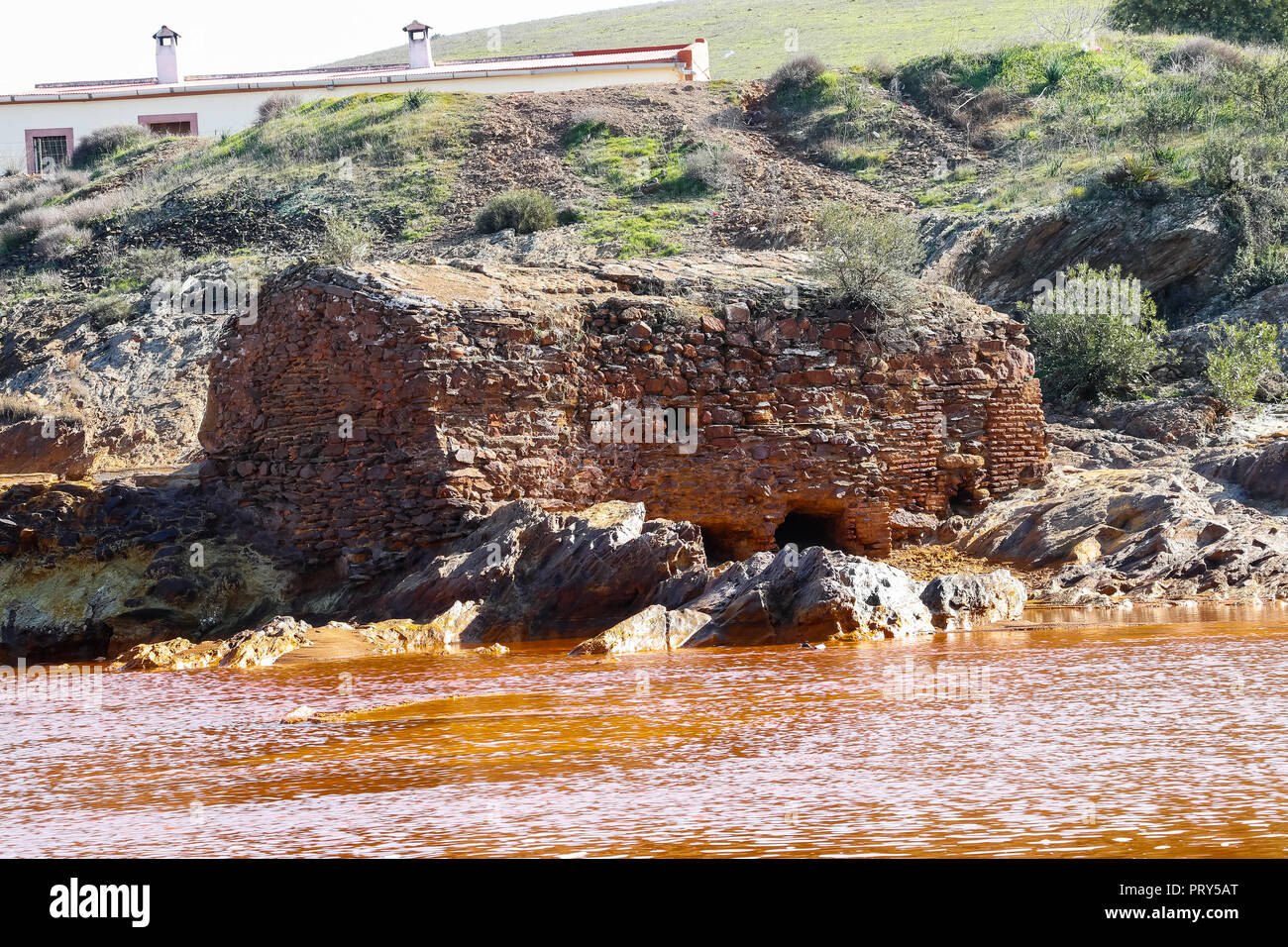 Red river waterfall Stock Photo - Alamy