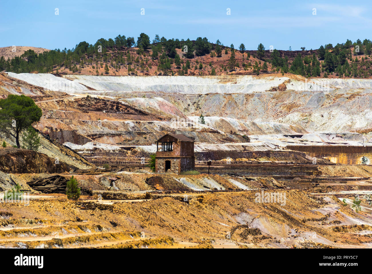 Old building in mining area Stock Photo - Alamy