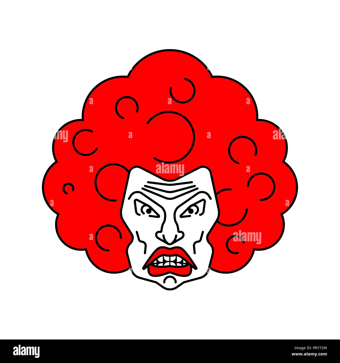 Furious woman housework Stock Vector Images - Alamy