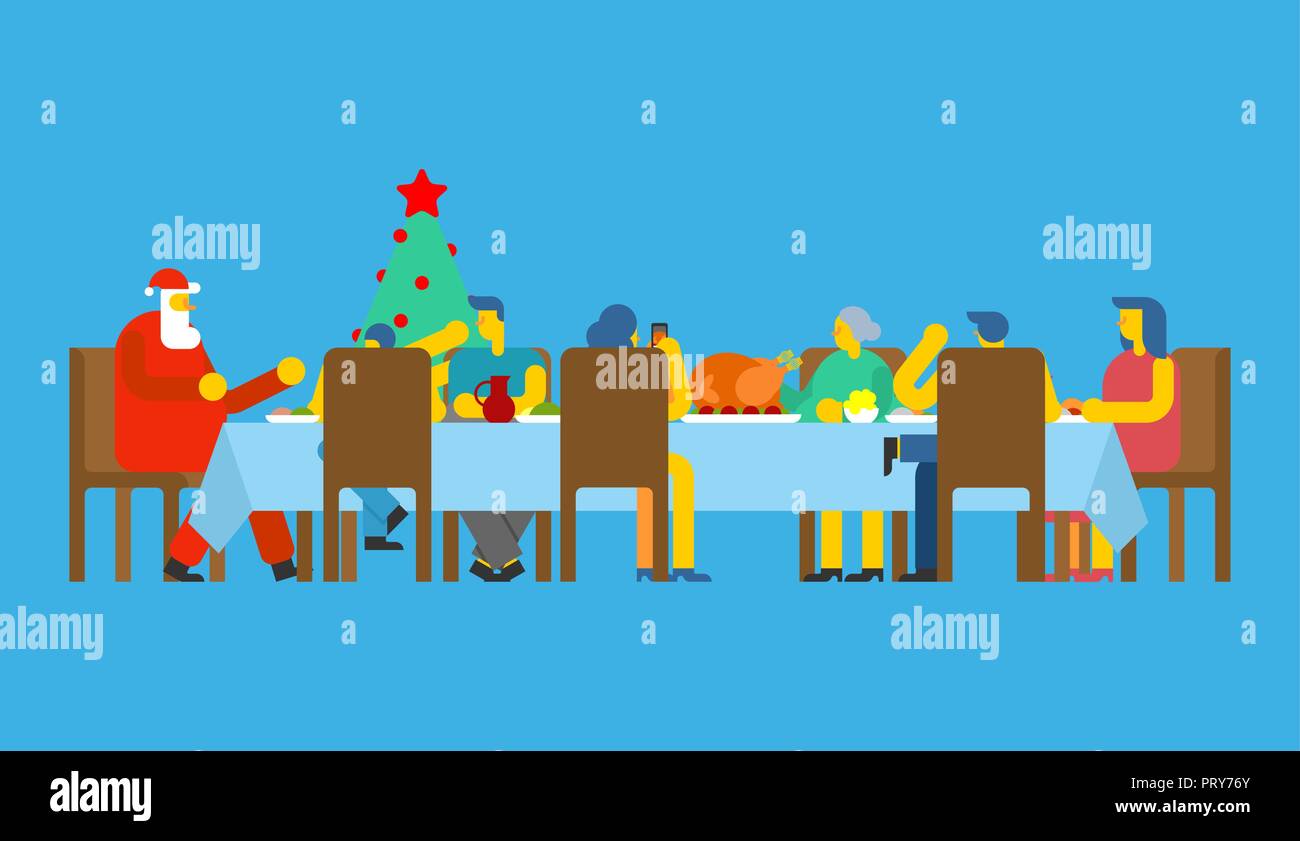 Big lunch children Stock Vector Images - Alamy