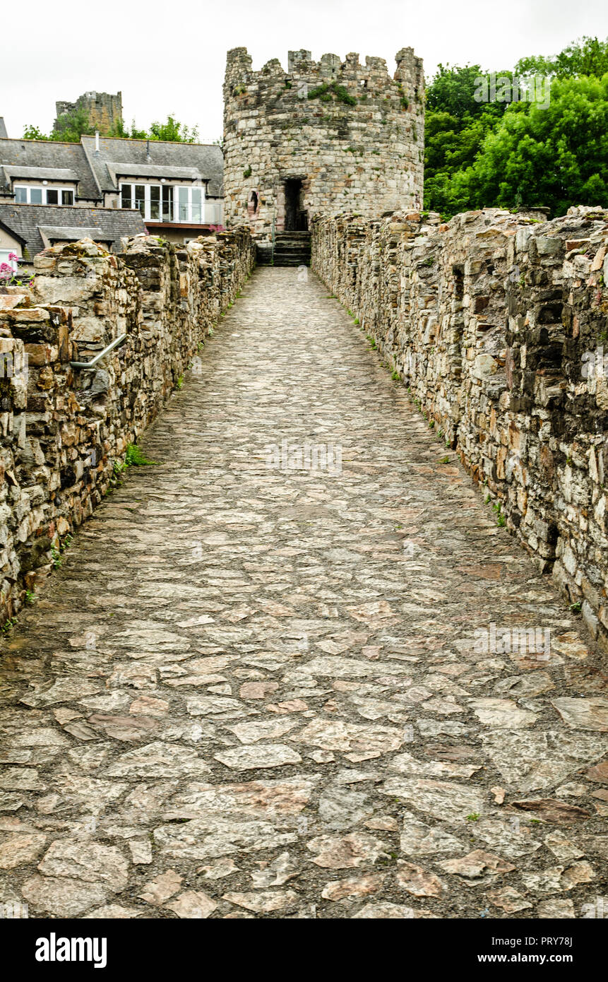 Conwy City Walls Stock Photo - Alamy