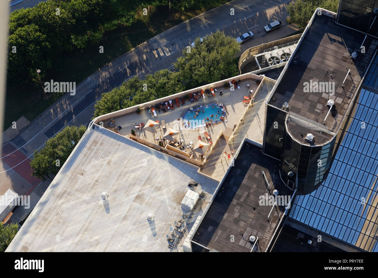 View from Reunion Tower Dallas, Texas, USA Stock Photo - Alamy