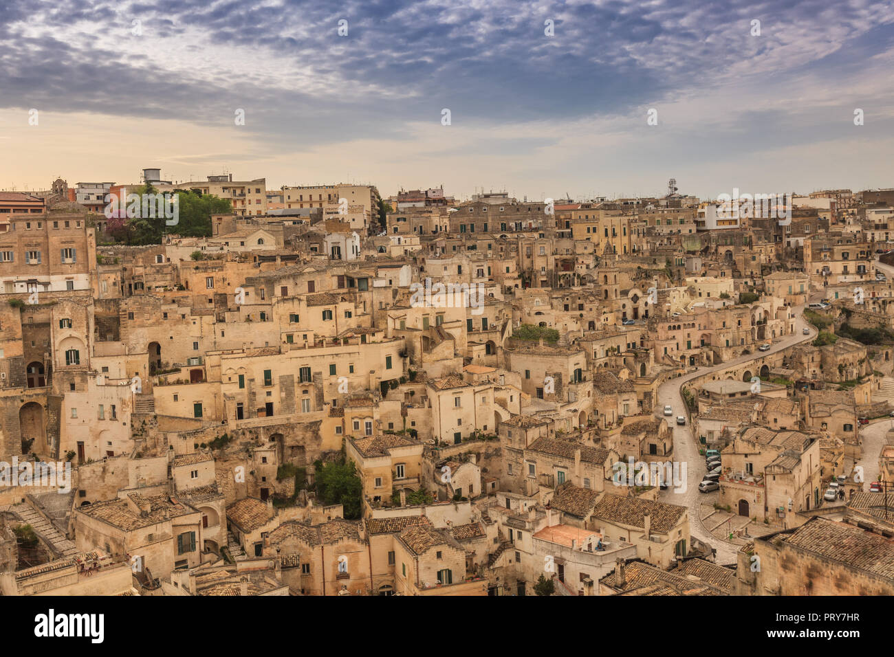 Matera village. Unesco World Heritage Site, Italy Stock Photo - Alamy