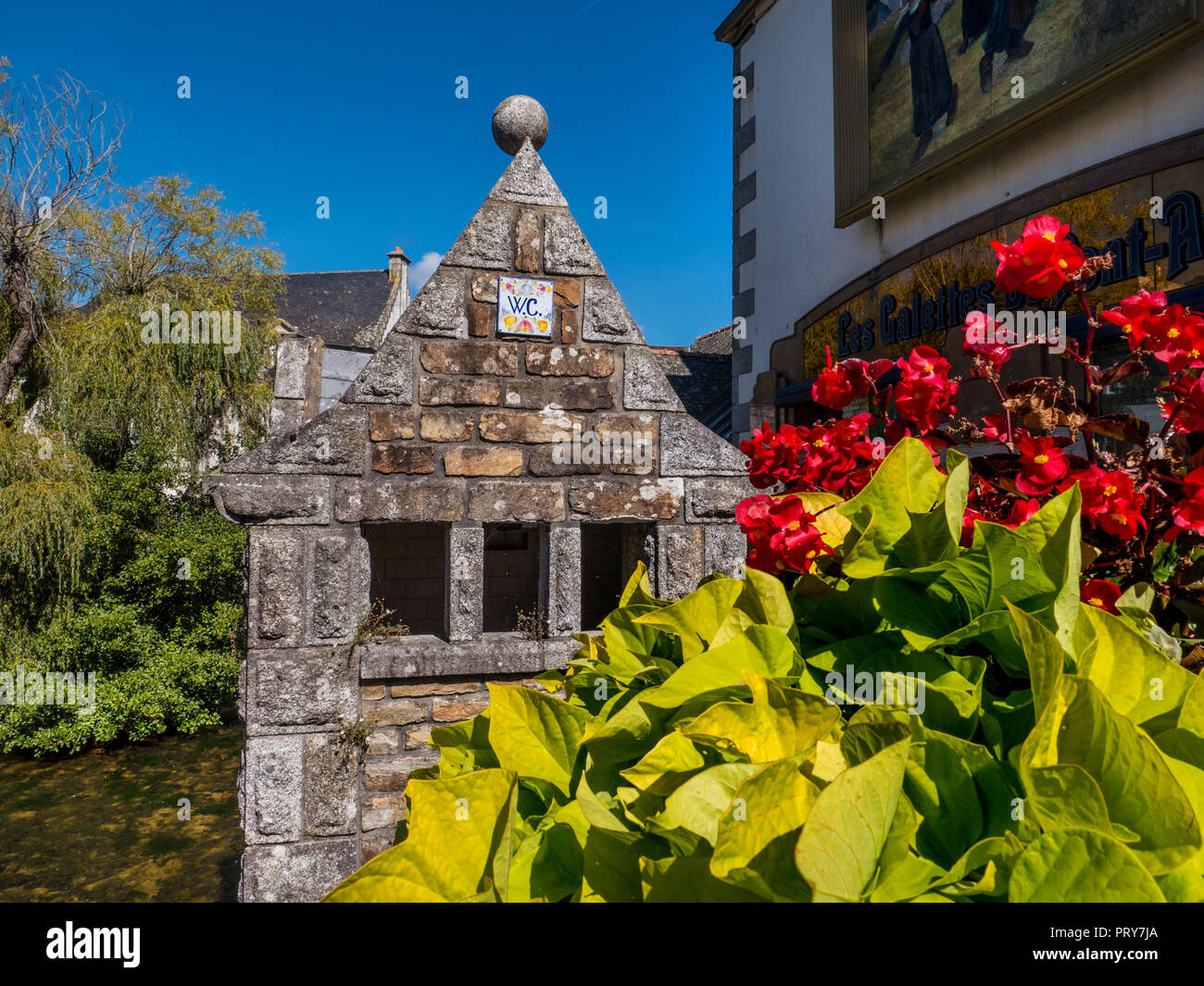 WC French Historic quirky notable small stone WC lavatory toilet ...