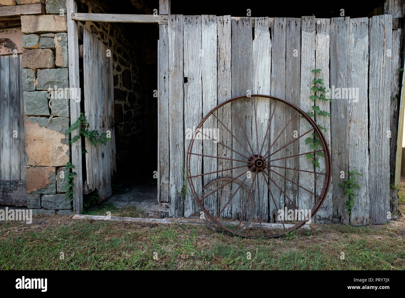 Old Cobb & Co station at Moore Stock Photo - Alamy