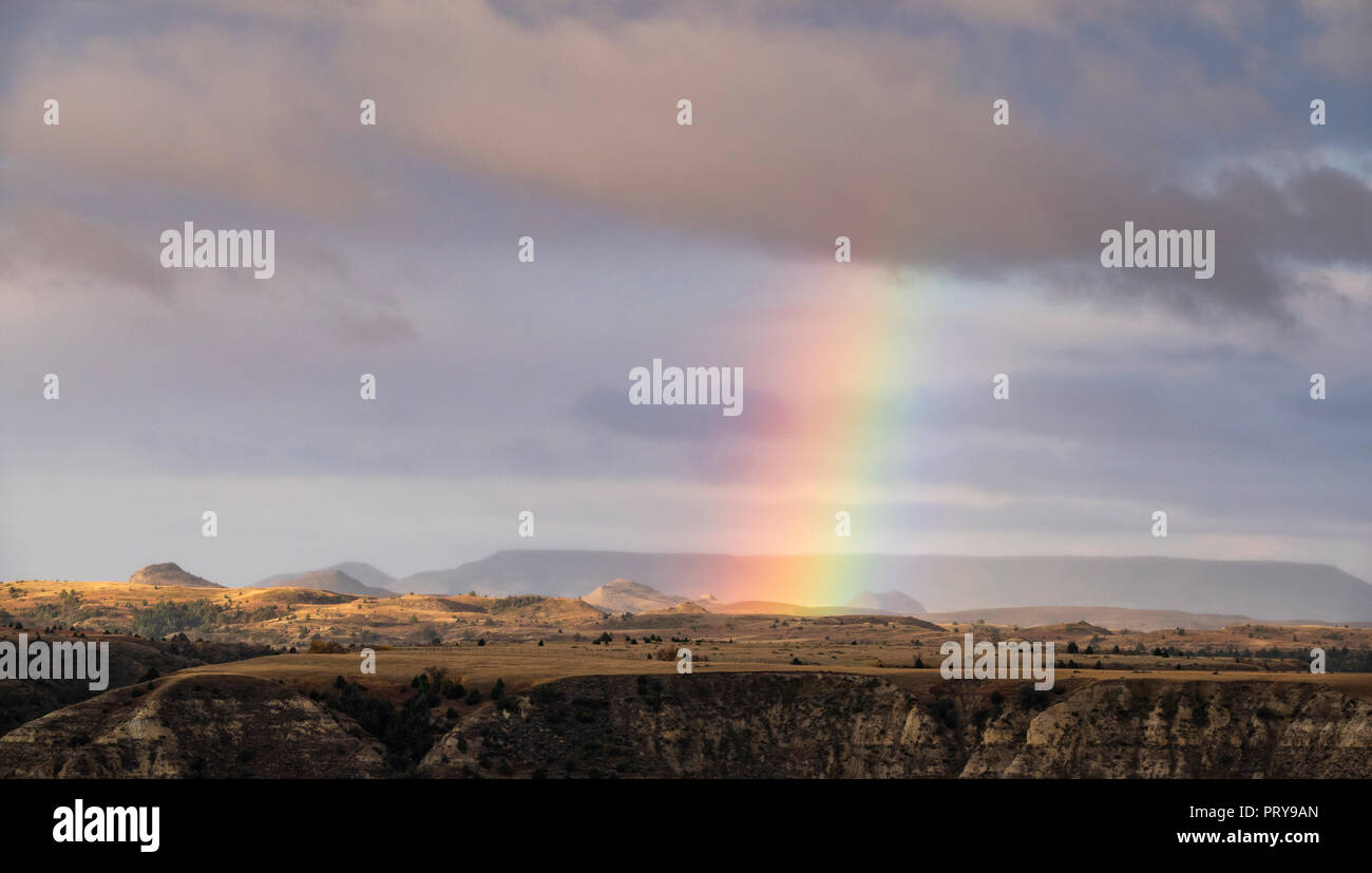 Badlands north dakota rainbow hi-res stock photography and images - Alamy