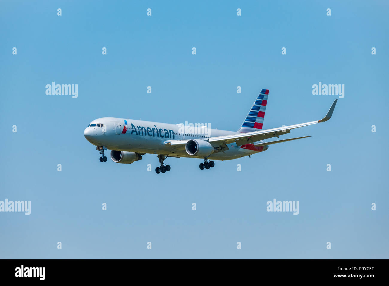 American Airlines Plane Landing