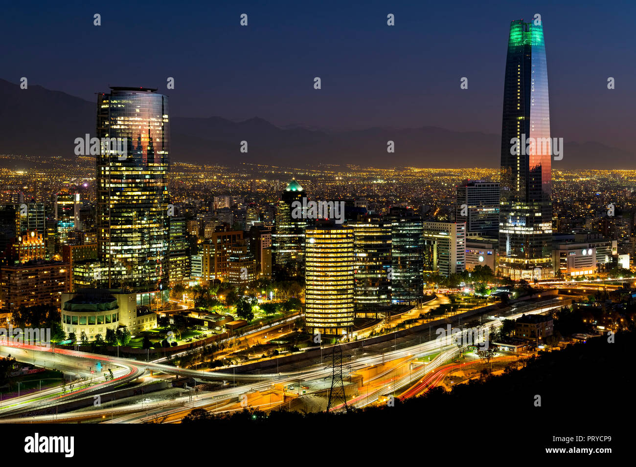 Downtown santiago hi-res stock photography and images - Alamy