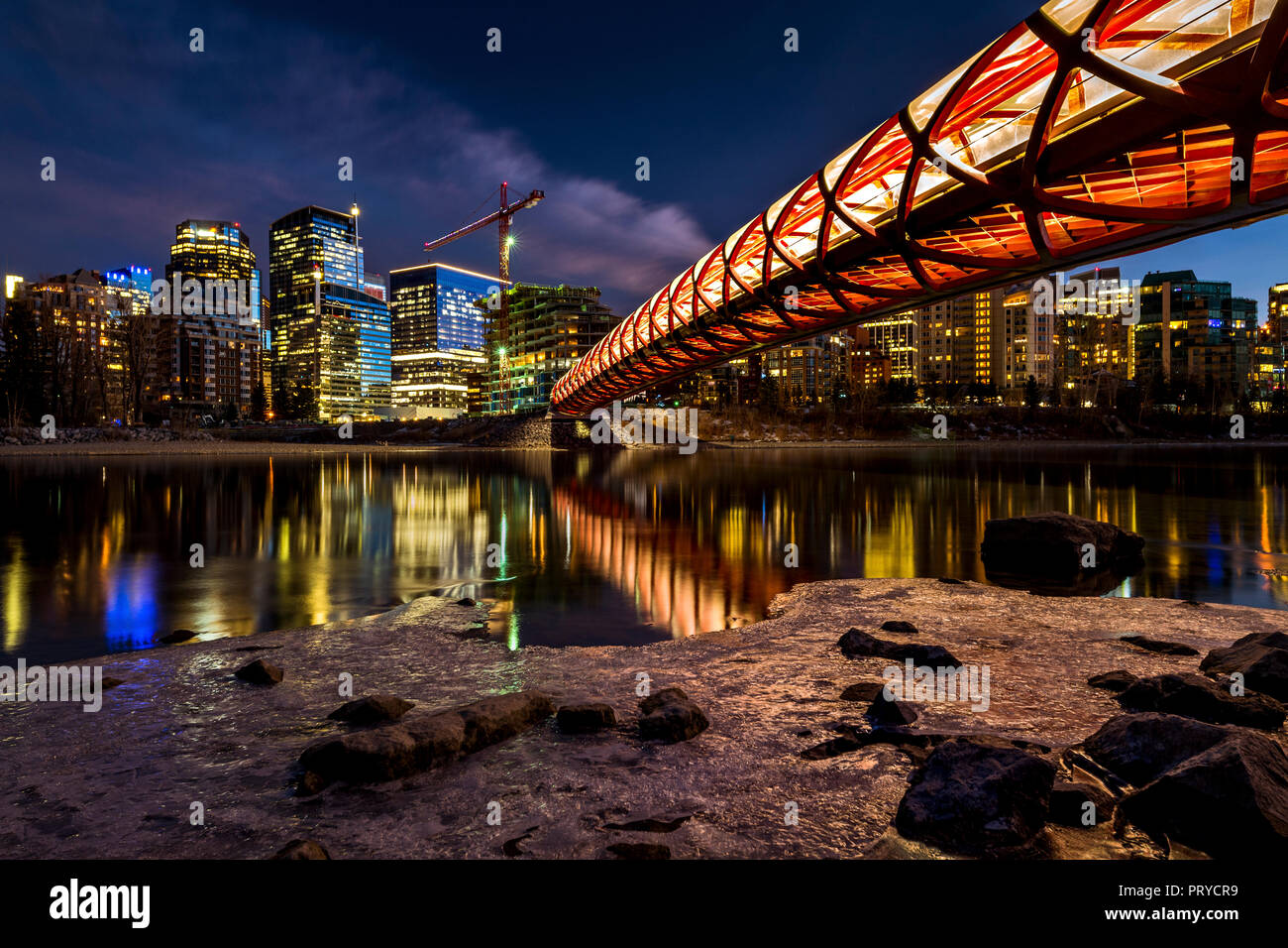 Photograph of the beautiful city of calgary hi-res stock photography ...