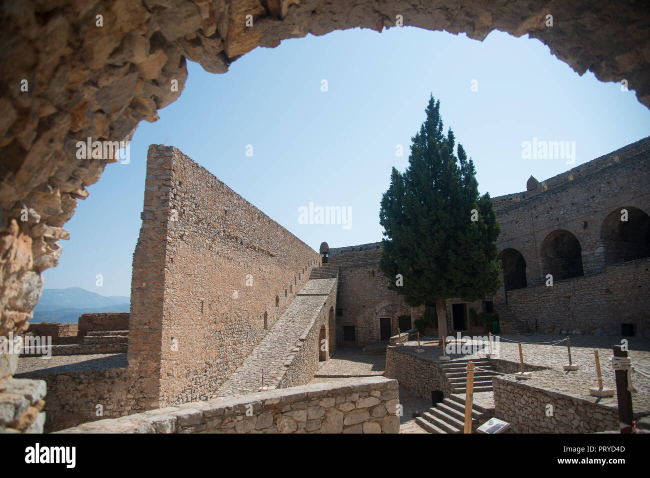 Castle of Palamidi Stock Photo - Alamy